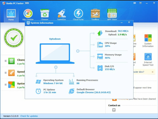 Baidu PC Faster for PC Windows 5.1 Download