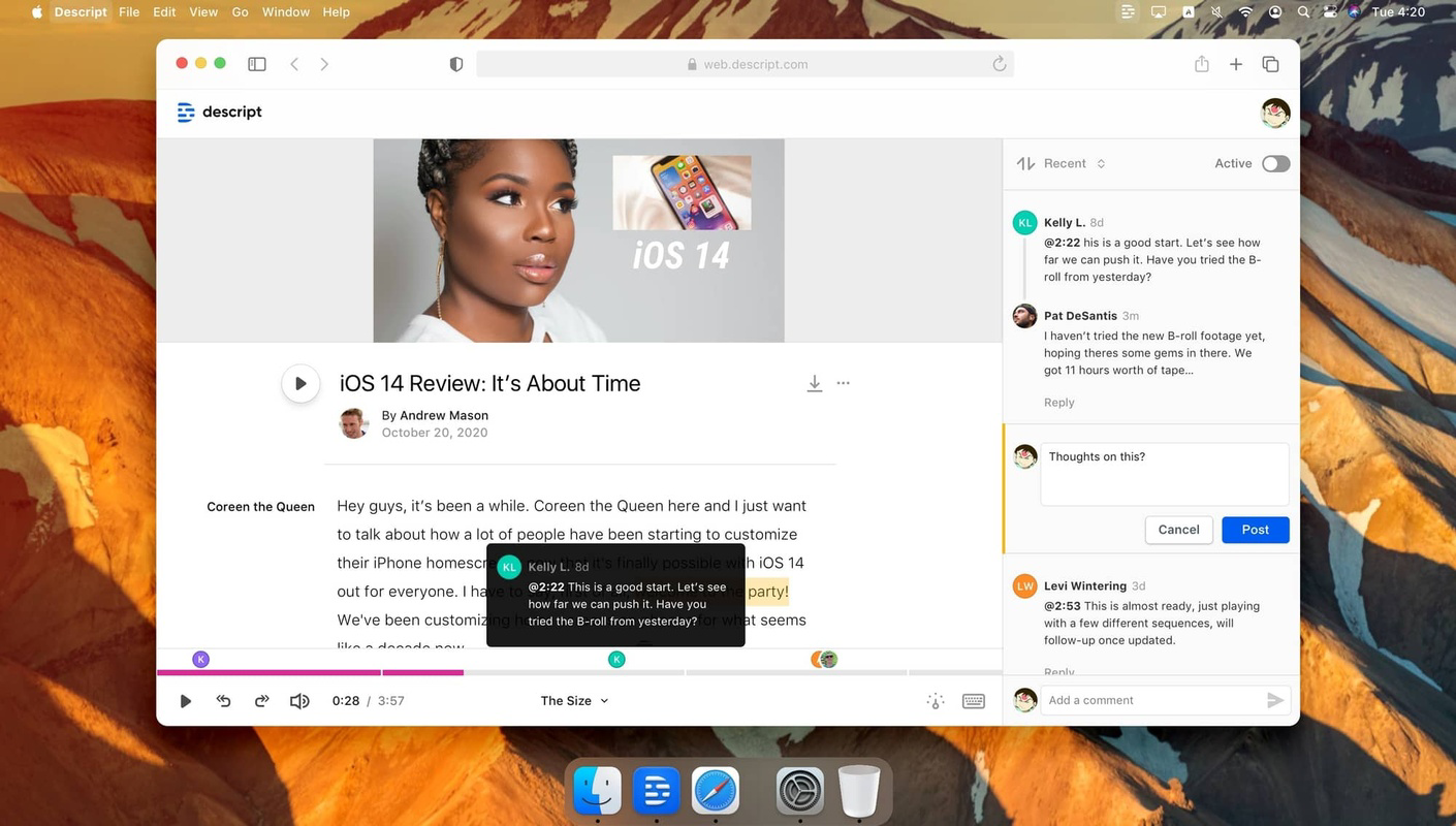 Descript for PC Windows 126.0.7 Download