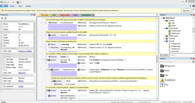 Construct 2 for PC Windows r280 Download