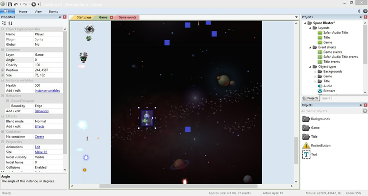 Construct 2 for PC Windows r280 Download