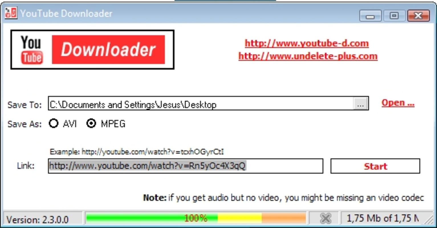 YouTUBE downloader for PC Windows 4.66 Download