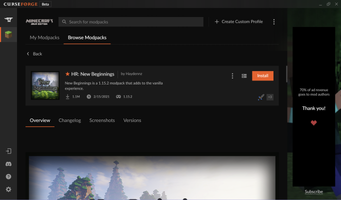 CurseForge for PC Windows 2.258.0.3 Download