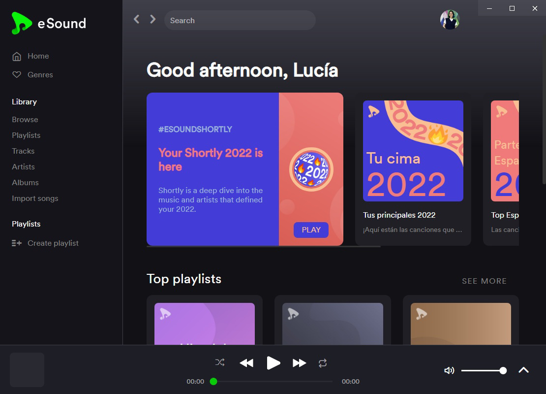 eSound for PC Windows 2.7.7 Download