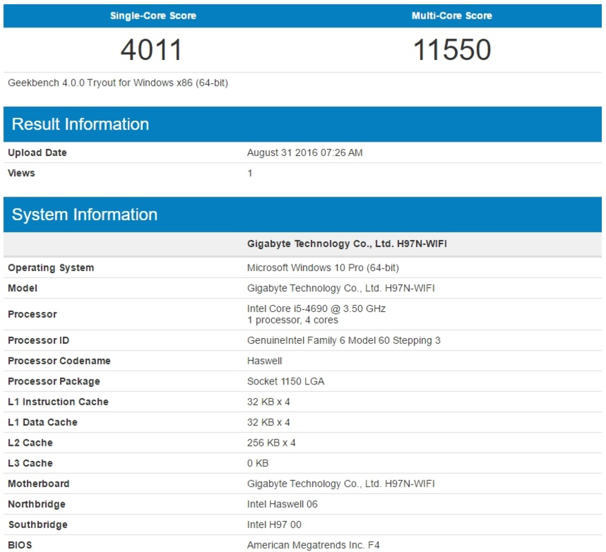 Geekbench for PC Windows 6.4.0 Download