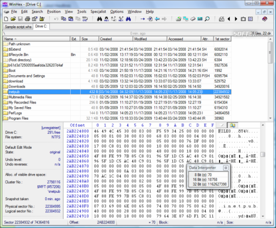 WinHex for PC Windows 21.2 Download