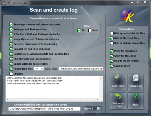 UVK - Ultra Virus Killer for PC Windows 11.10.24.0 Download