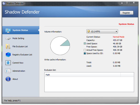 Shadow Defender for PC Windows 1.4.0.650 Download