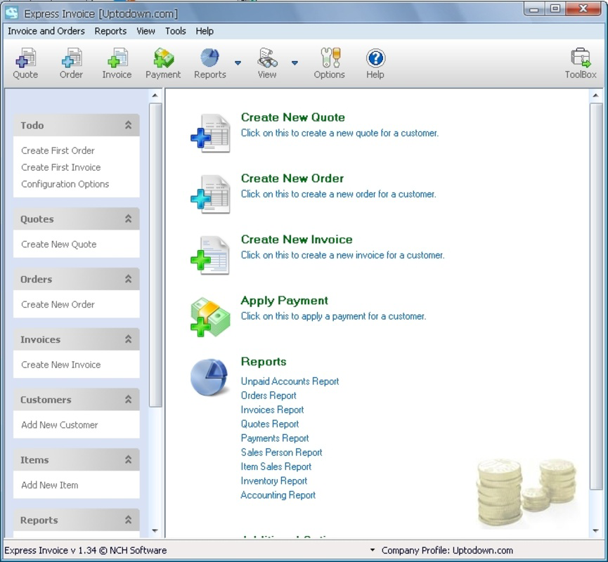 Express Invoice Free Invoicing software for PC Windows 11.14 Download
