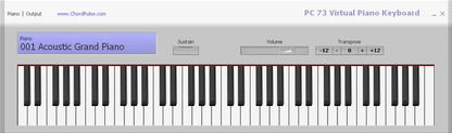 PC 73 Virtual Piano Keyboard for PC Windows 1.0 Download