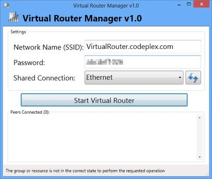 Virtual Router Manager for PC Windows 1.0 Download