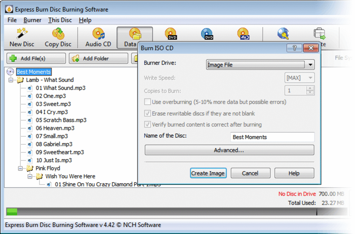 Express Burn CD and DVD Burner for PC Windows 12.00 Download