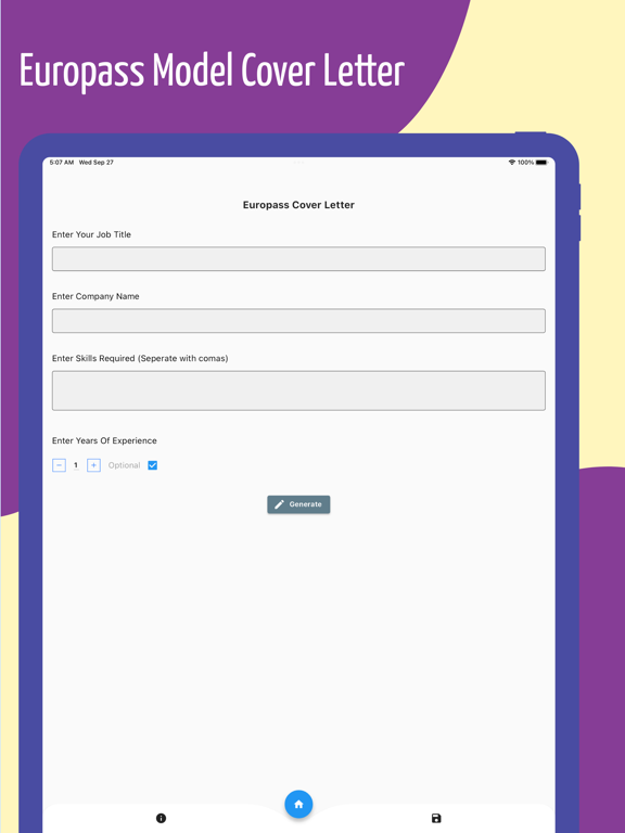 Europass Cover Letter Maker AI for iOS (iPhone/iPad) - Free Download at ...