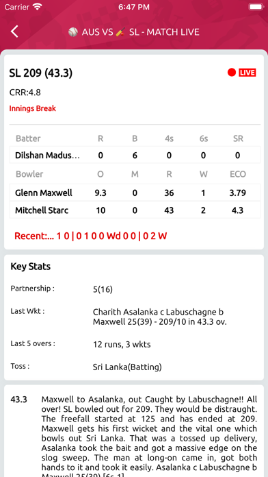 MobileCric for iOS (iPhone/iPad/iPod touch) - Free Download at AppPure