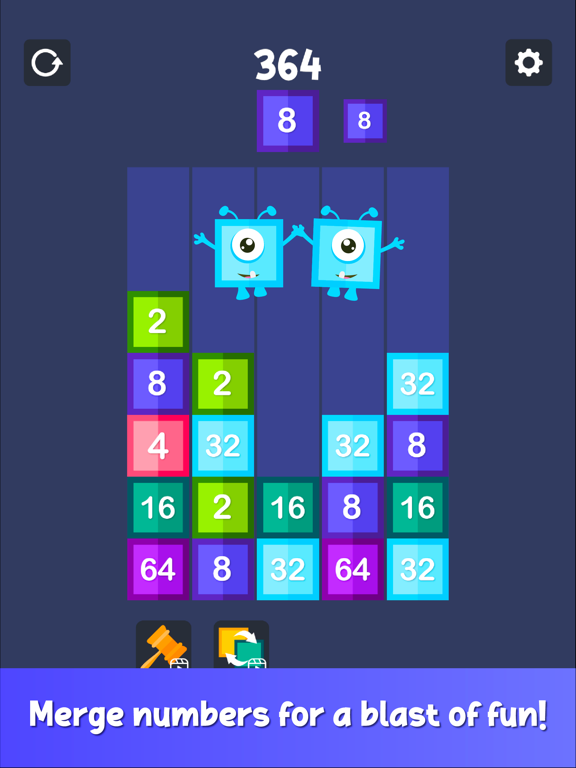 Drop & Merge Number Block Game for iOS (iPhone/iPad/iPod touch) - Free ...