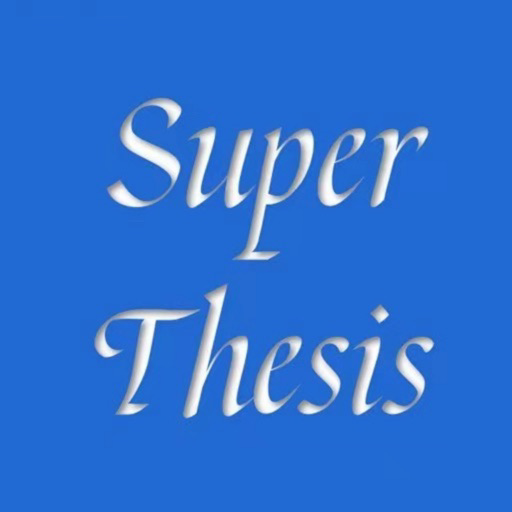 Super Thesis for iOS (iPhone/iPod touch) - Free Download at AppPure