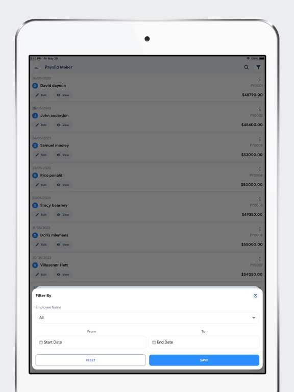 Payslip: Paystub Maker for iOS (iPhone/iPad/iPod touch) - Free Download at AppPure