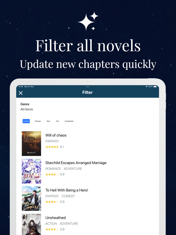 NovelBin: Ultimate Novel App for iOS (iPhone/iPad/iPod touch) - Free ...