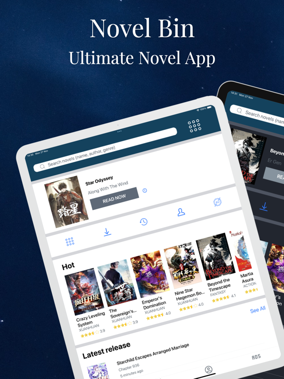 NovelBin: Ultimate Novel App for iOS (iPhone/iPad/iPod touch) - Free ...