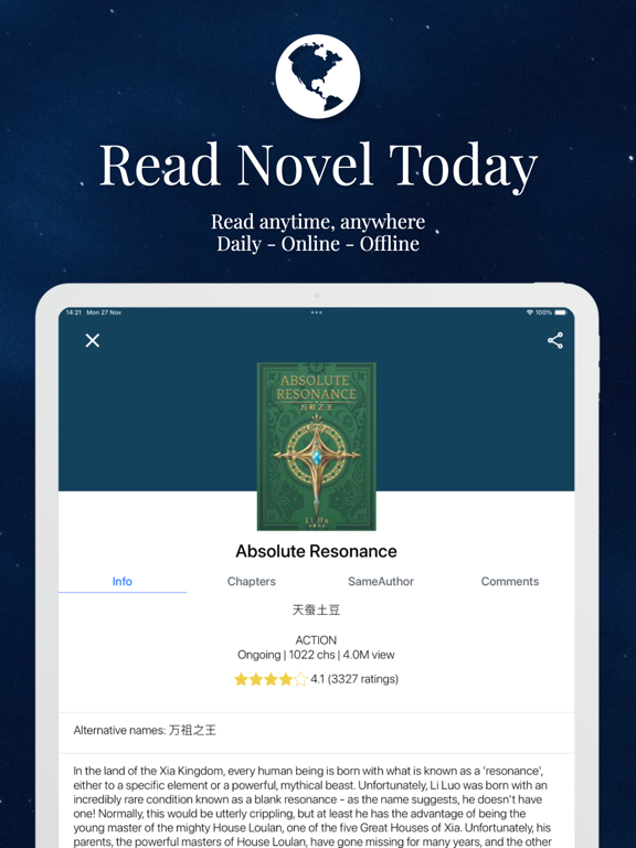 NovelBin: Ultimate Novel App for iOS (iPhone/iPad/iPod touch) - Free ...