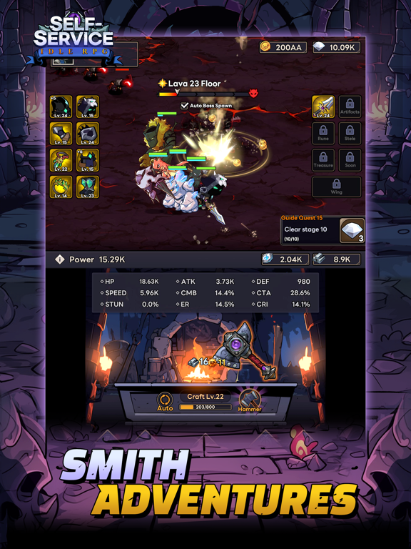 Self-Service Knight : idle RPG for iOS (iPhone/iPad/iPod touch) - Free ...