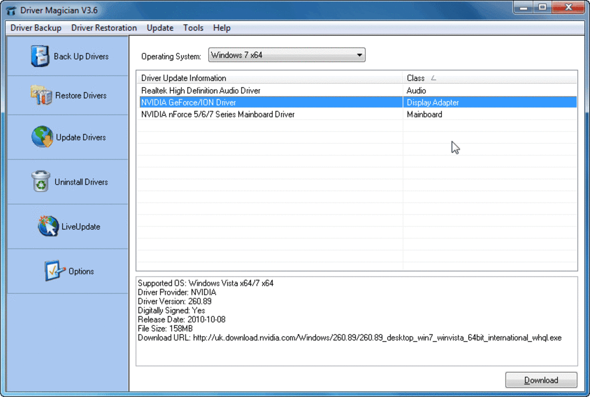 Driver Magician for PC Windows 6.3 Download