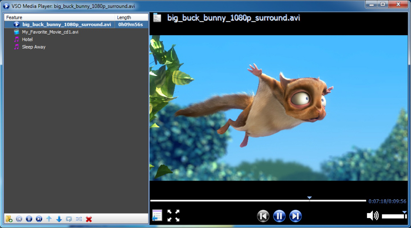 VSO Media Player for PC Windows 1.6.19.529 Download