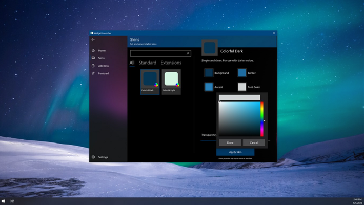 Widget Launcher for PC Windows 4.0.5.0 Download