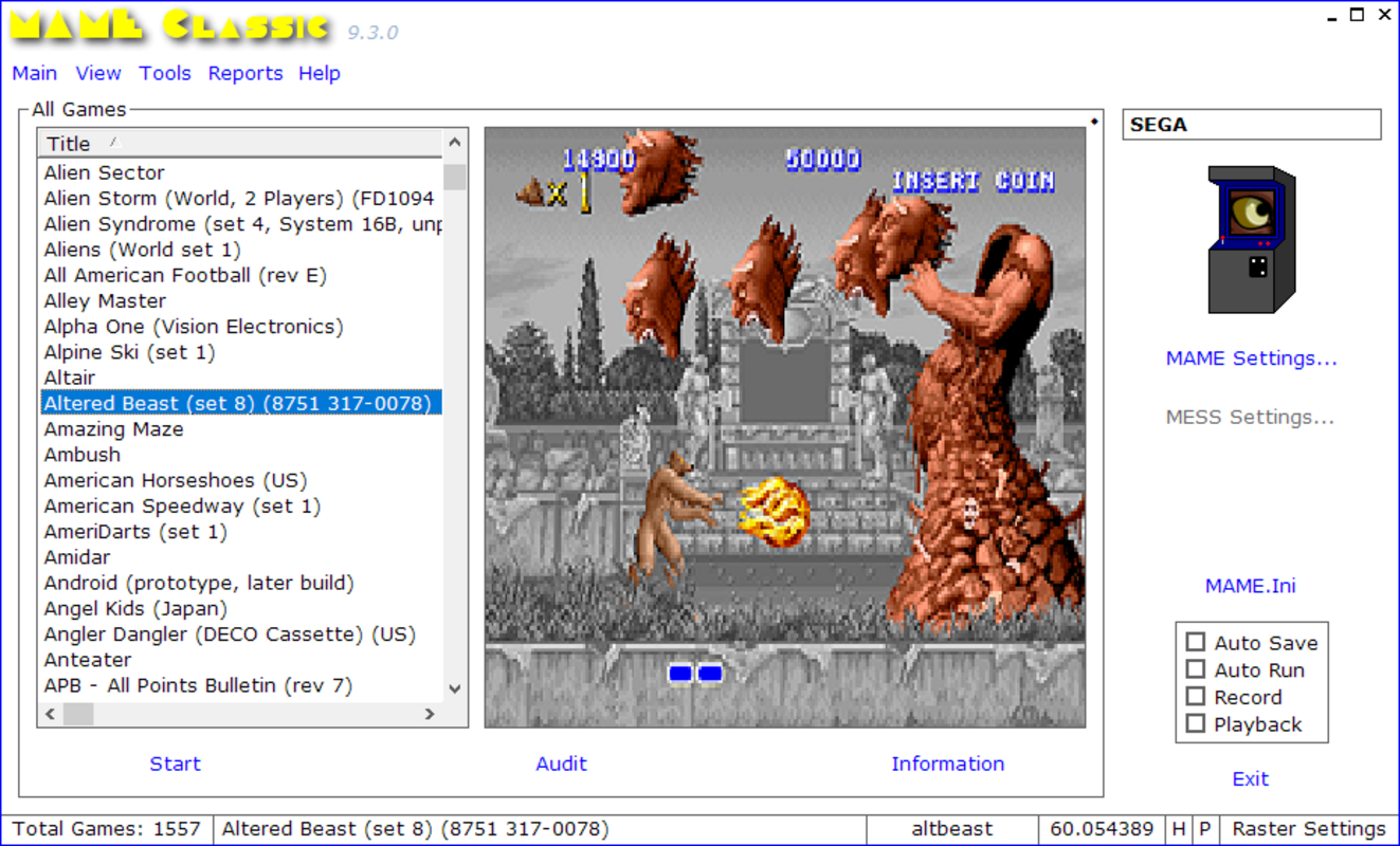 MAME Classic for PC Windows 10.3 Download