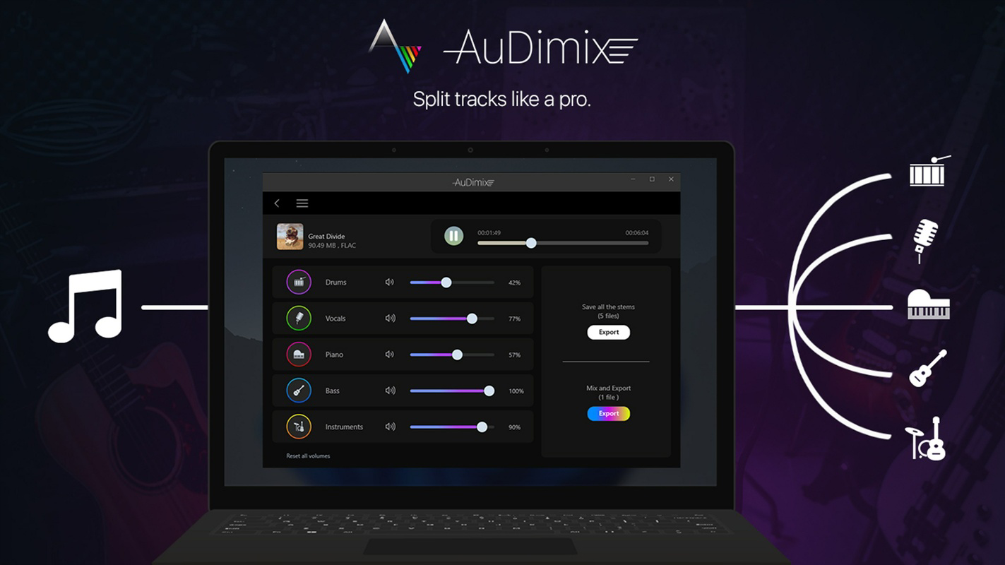 AuDimix for PC Windows 1.1.36.0 Download
