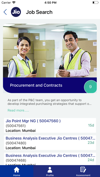 Jio Careers for iOS (iPhone/iPod touch) - Free Download at AppPure