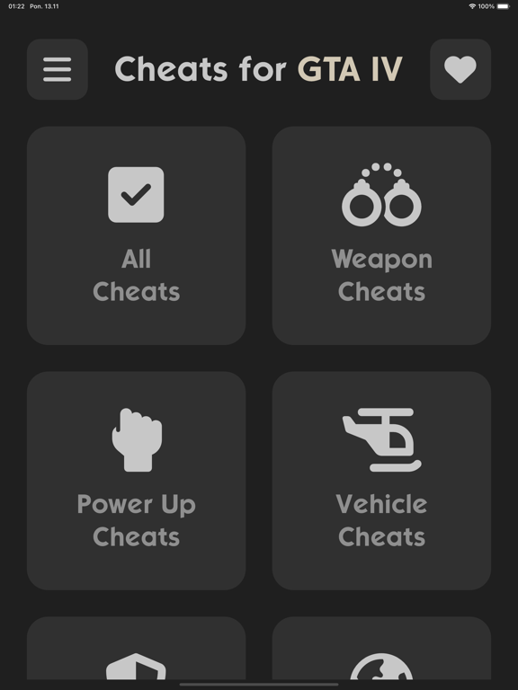 All Cheats for GTA 4 for iOS (iPhone/iPad/iPod touch) - Free Download ...