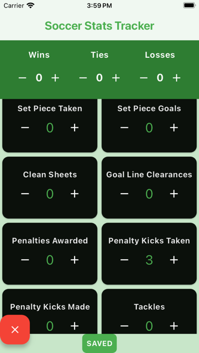 SoccerStatsTrackerv1.1 for iOS (iPhone/iPad) Latest Version at $0.99 on ...