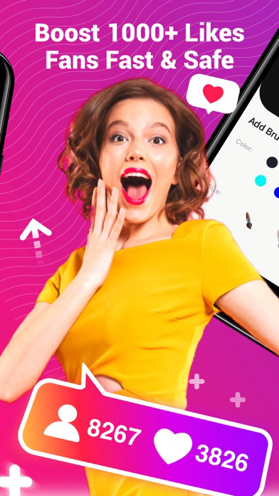 Likes Grow For Insta Fans Boom for iOS (iPhone/iPod touch) - Free Download at AppPure