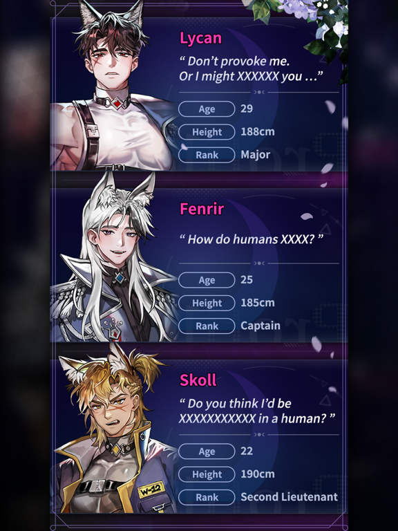 Moonlight Crush: Fantasy Otome pour iOS (iPhone/iPad/iPod touch ...