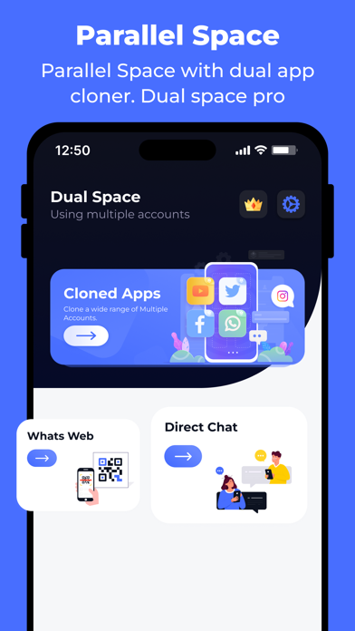 Dual Accounts ~ Parallel Space for iOS (iPhone/iPod touch) - Free ...