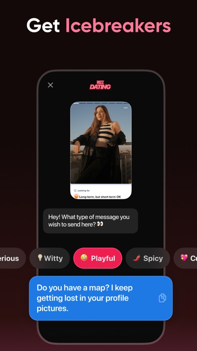 AI Rizz Dating - Pickup Lines para iOS (iPhone) - Baixar Grátis no AppPure