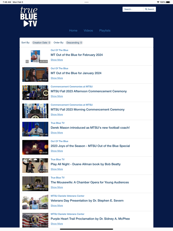 Laden Sie True Blue TV für iOS (iPhone/iPad/Apple TV/iPod touch) bei ...
