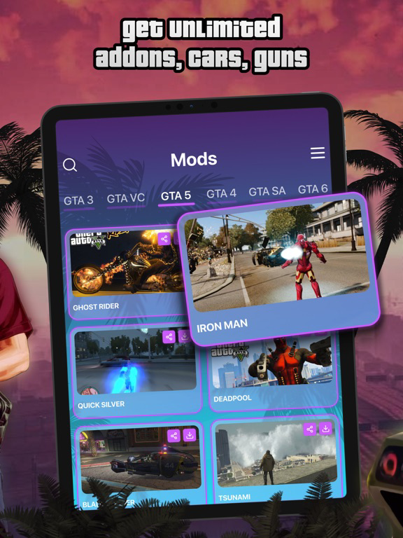 Mods Maps & Codes for GTA 5, for iOS (iPhone/iPad/iPod touch) - Free ...