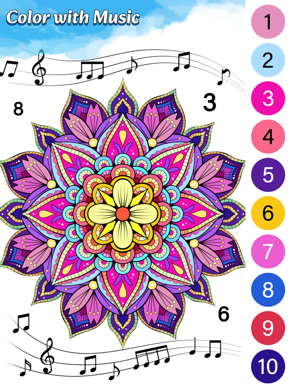 Color Oasis - Color by Number for iOS (iPhone/iPad/iPod touch) - Free ...