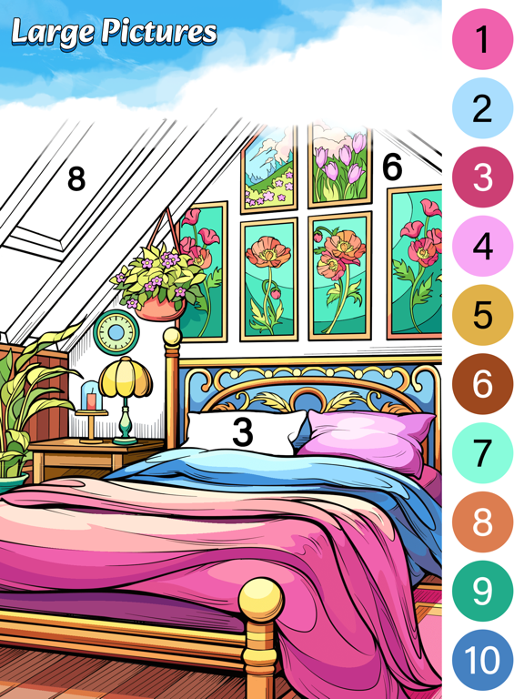 Color Oasis - Color by Number for iOS (iPhone/iPad/iPod touch) - Free ...