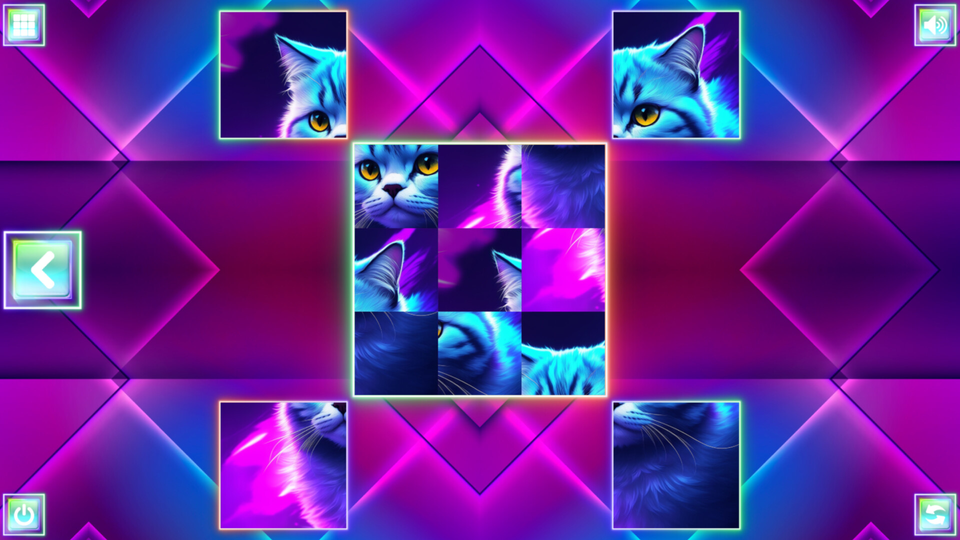 Neon Fantasy: Cats for PC Windows Download