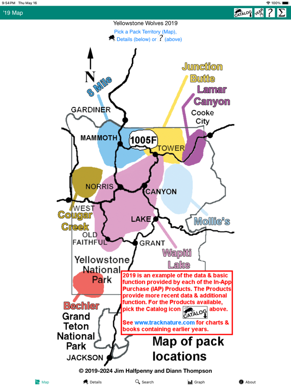 Yellowstone Wolves: The Years لنظام iOS (iPhone/iPad/Mac/iPod touch ...