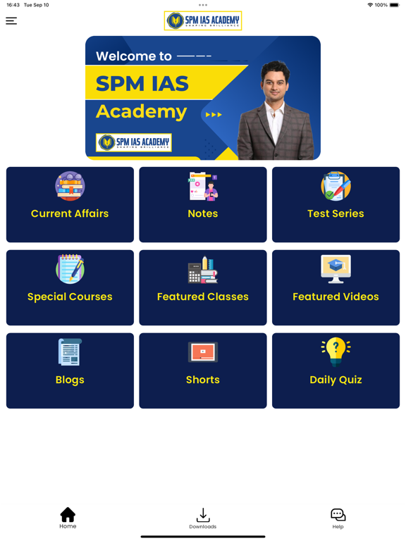 SPM IAS Academy for iOS (iPhone/iPad) - Free Download at AppPure