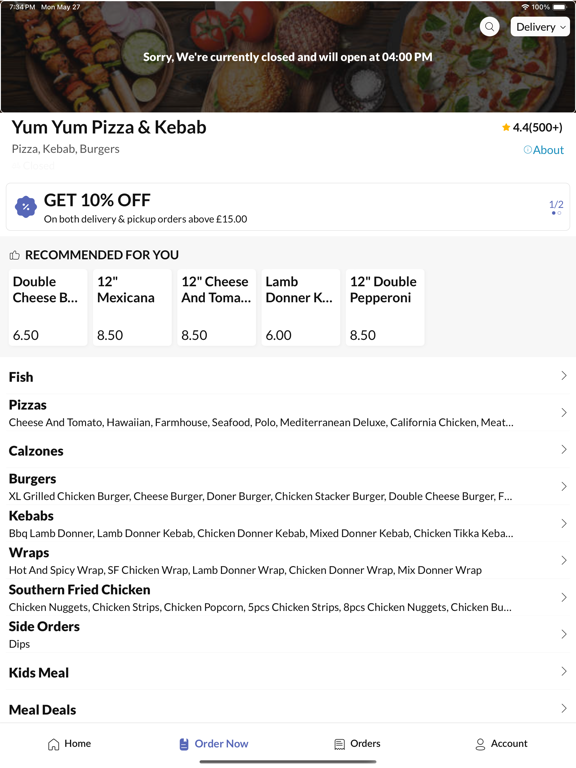Yum Yum Pizza and Kebab for iOS (iPhone/iPad/iPod touch) - Free ...