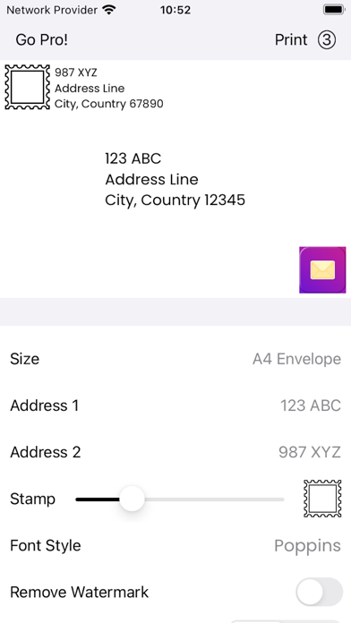 Envelope Address Label Maker for iOS (iPhone/iPod touch) - Free ...