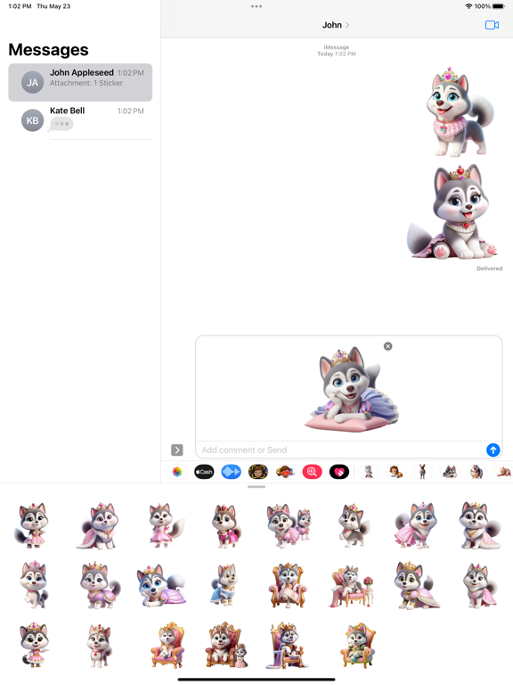 Husky Princess Stickers para iOS (iPhone/iPad) Última versão por R$ 4 ...