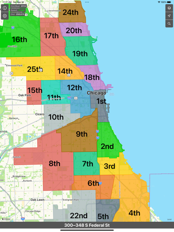 CPD District Map pour iOS (iPhone/iPad/iPod touch) - Téléchargement ...