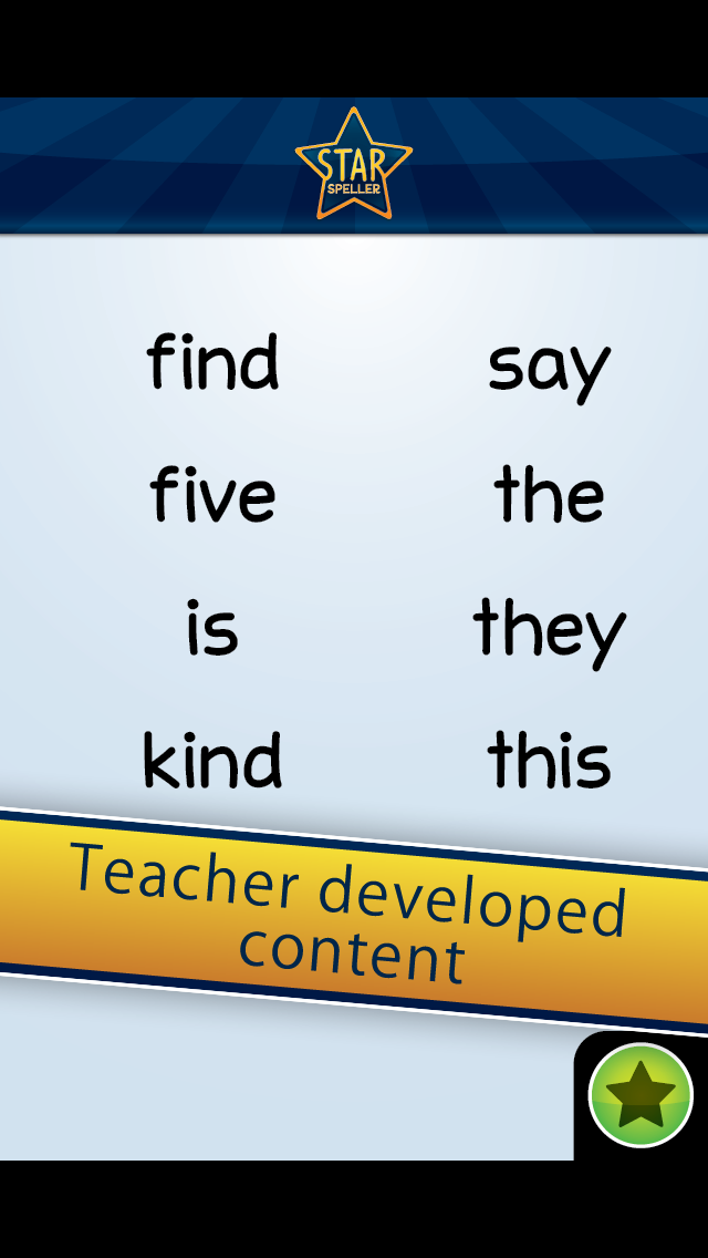 Star Speller for iOS (iPhone) Latest Version at $0.99 on AppPure