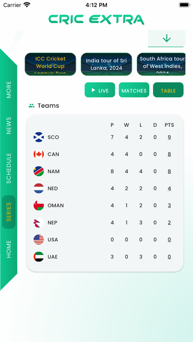 Cricket Live - CricExtra for iOS (iPhone/iPad/iPod touch) - Free ...
