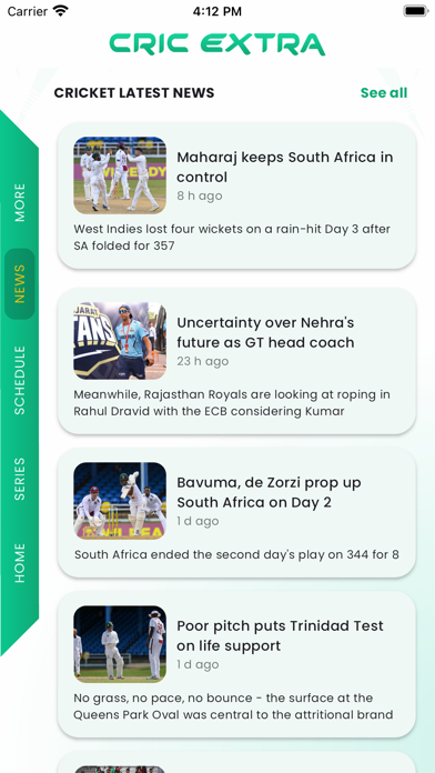 Cricket Live - CricExtra for iOS (iPhone/iPad/iPod touch) - Free ...